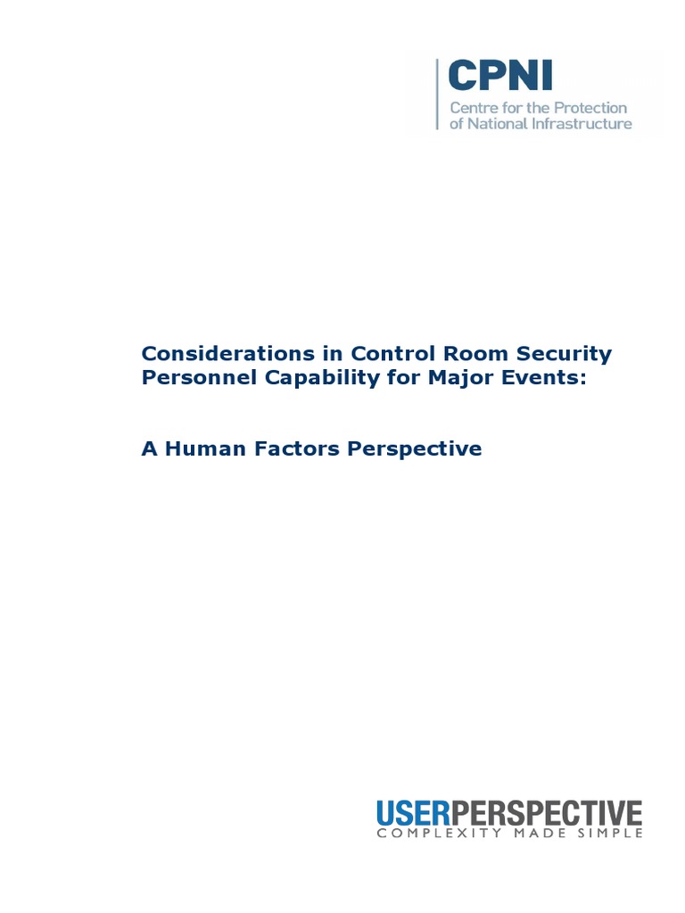 Control Room Security Guidelines | PDF | Communication | Map