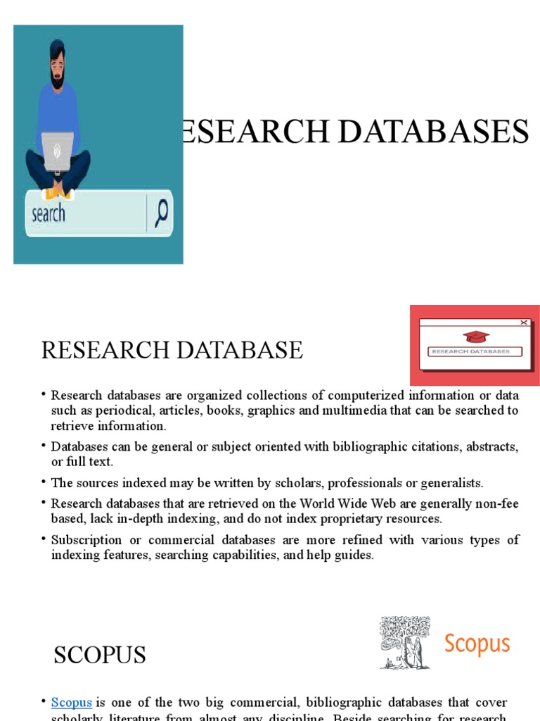 DATABASES | PDF | Pub Med | Information Science