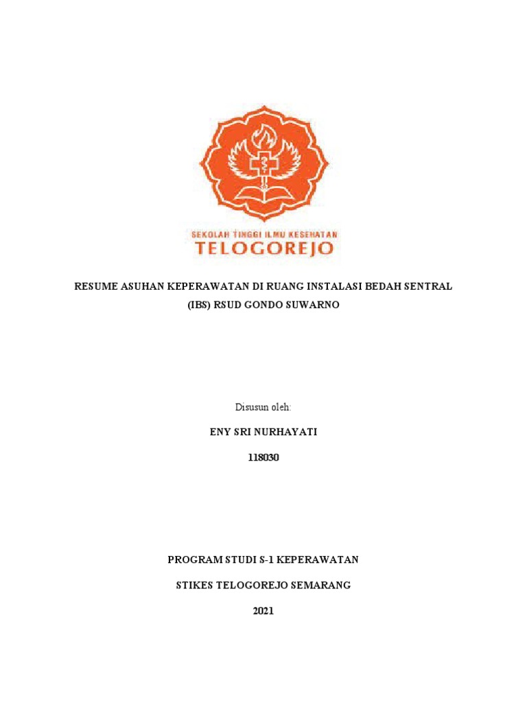 Resume Askep Fraktur Ibs | PDF