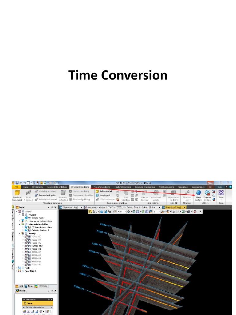 Time and Depth Conversion Guide | PDF