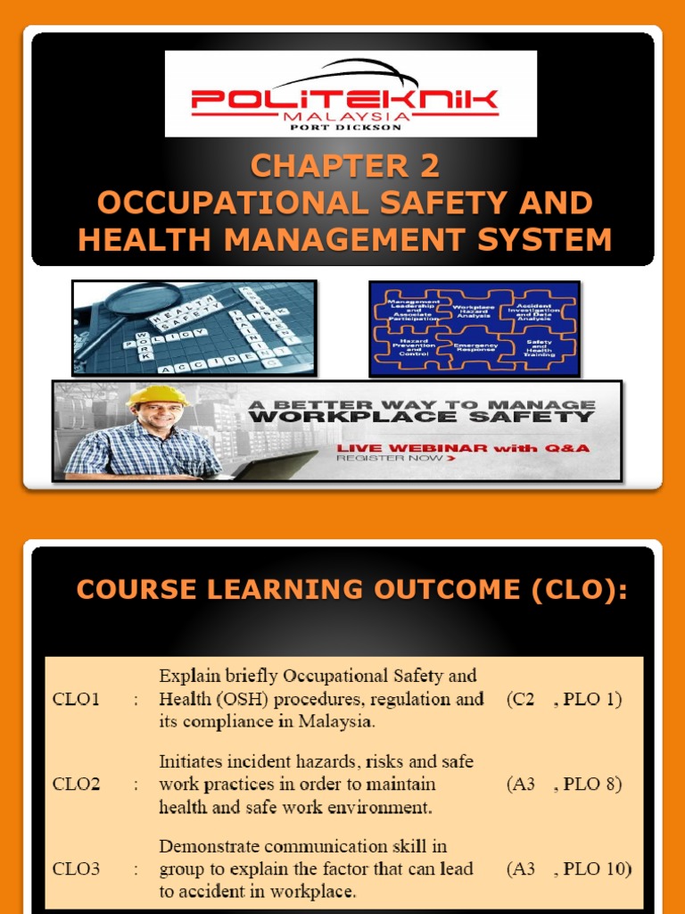 OSH Management System Overview | PDF | Occupational Safety And Health ...