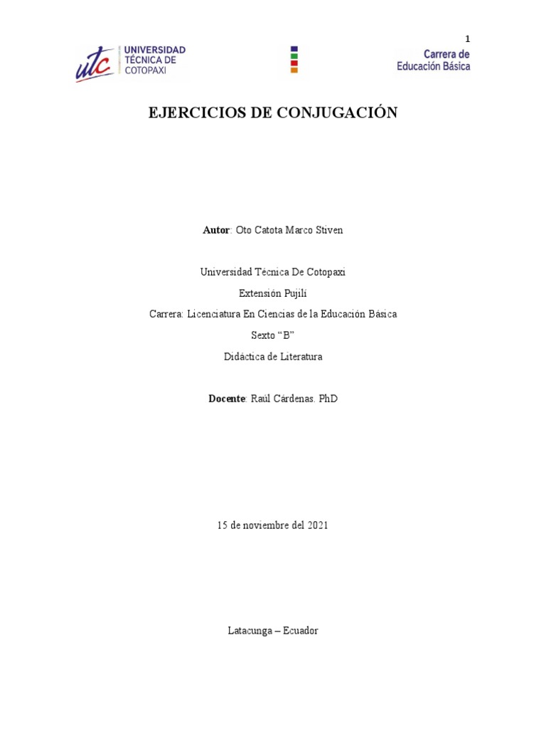 Conjugar El Verbo COCER en Tiempo Compuesto en Modo Indicativo y ...