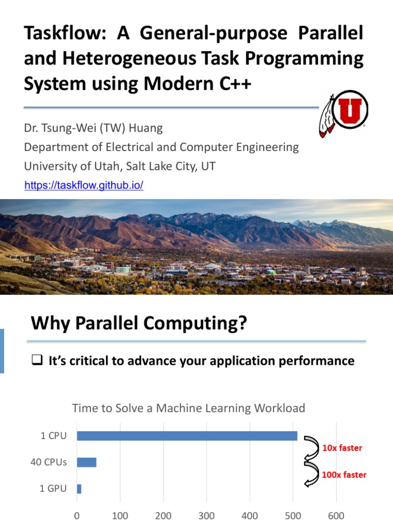 Taskflow A Generalpurpose Parallel And Heterogeneous Task Programming System Using Modern Cpp