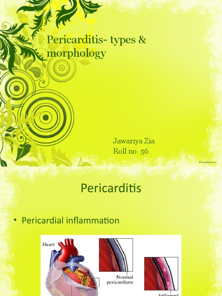 Pericarditis Types & Morphology | PDF