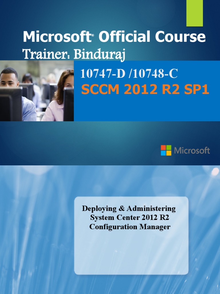 Microsoft Official Course: Trainer: Binduraj | PDF | Active Directory ...