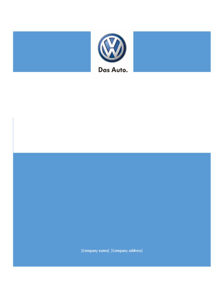 Volkswagen Case Study | PDF | Strategic Management | Competitive Advantage