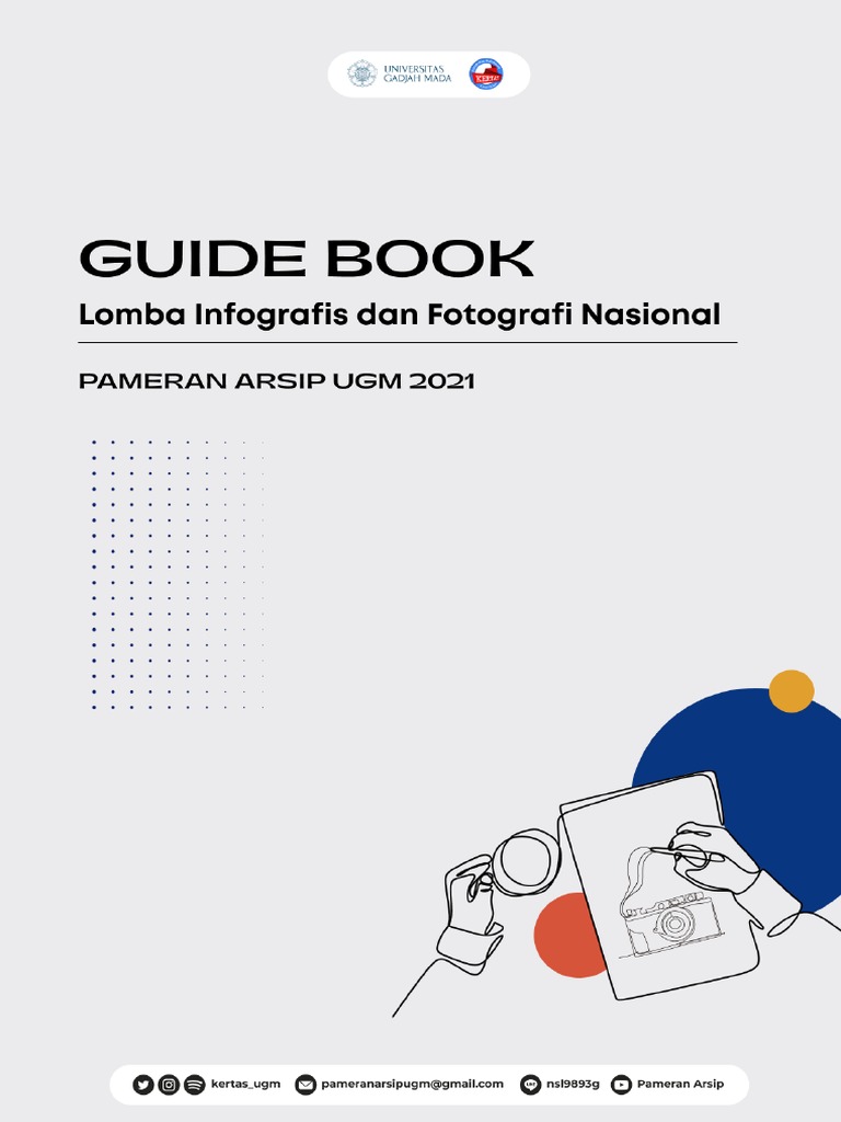 Guide Book Lomba Infografis Pameran Arsip UGM 2021 | PDF | Seni