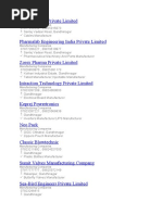 Surat GIDC Company List | PDF | Plastic | Materials