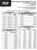 Polycab Cables Pricelist | PDF | Wire | Coaxial Cable