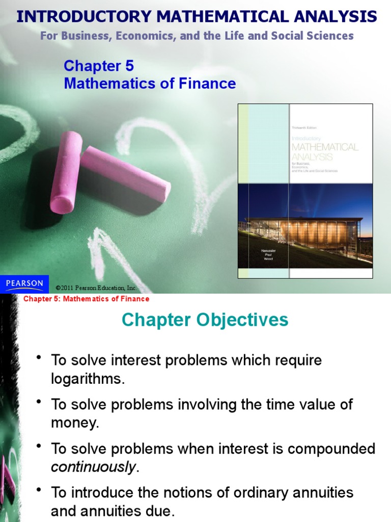 Hma13 - Chapter05 Mathematics of Finance | PDF | Net Present Value ...