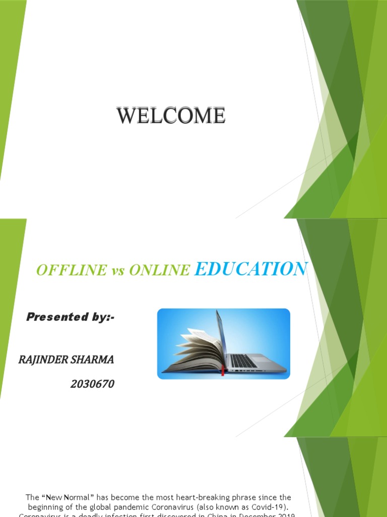 Offline Vs Online Education | Download Free PDF | Distance Education ...