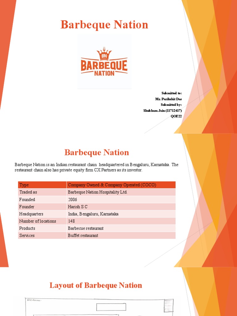 Barbeque Nation | PDF | Restaurants | Kitchen