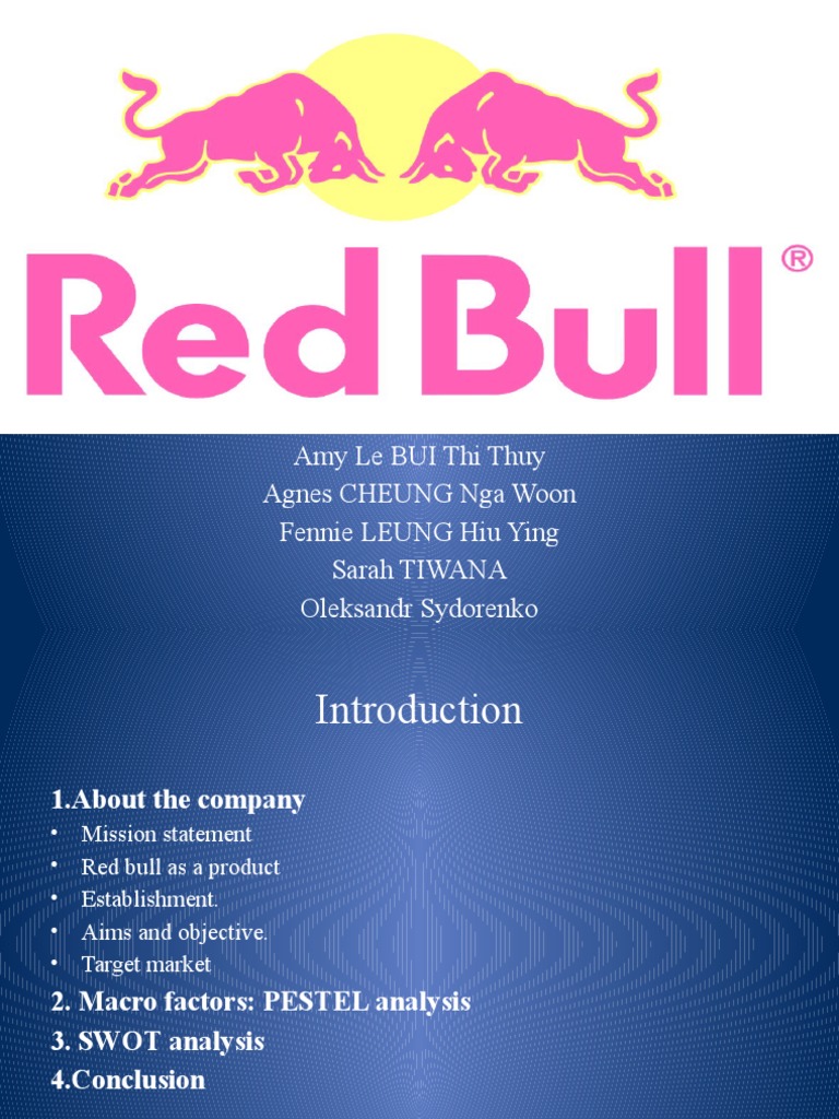 Red Bull Company Analysis: An Exploration of Strategic Factors Through ...