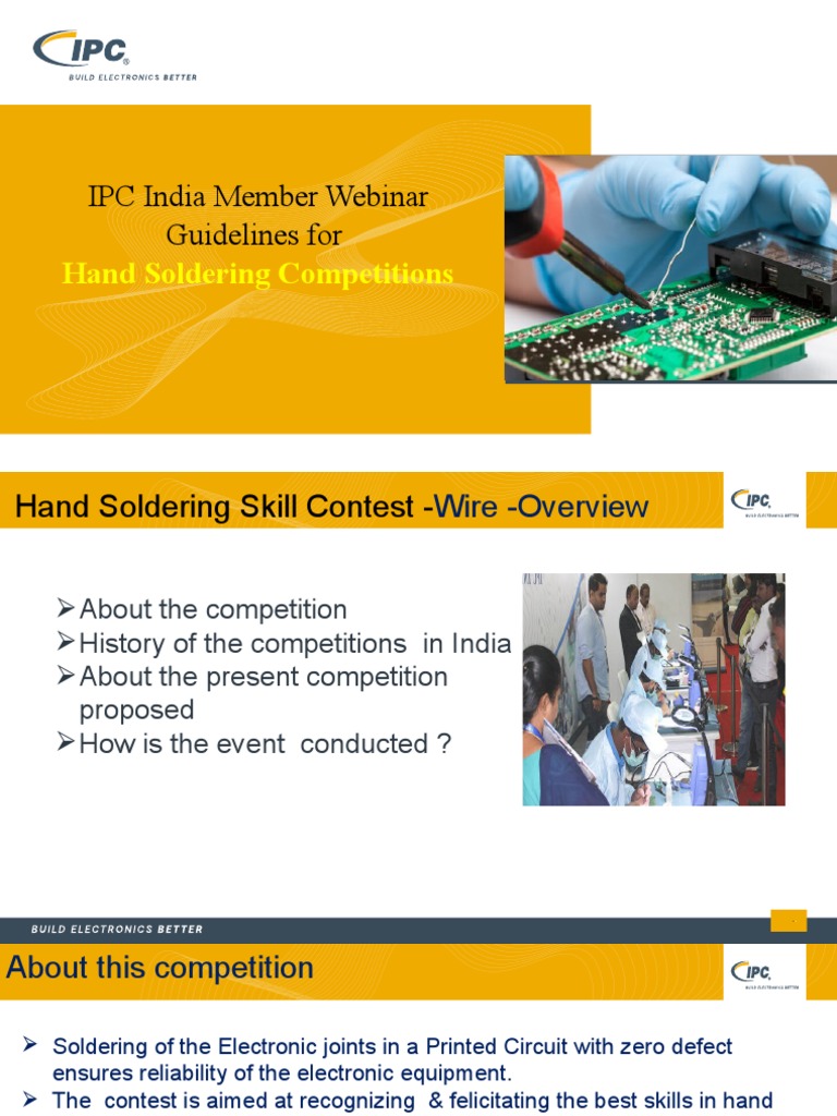 Ipc Skill Challenge Pdf Printed Circuit Board Soldering