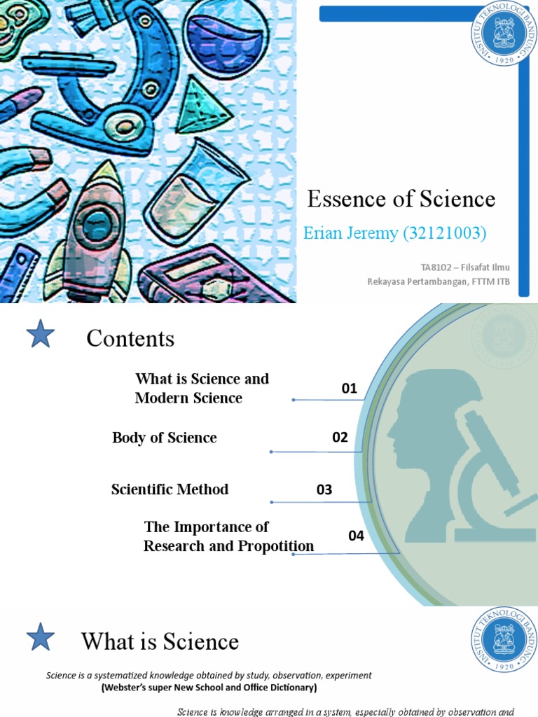 Essence of Science Explained | PDF | Science | Theory