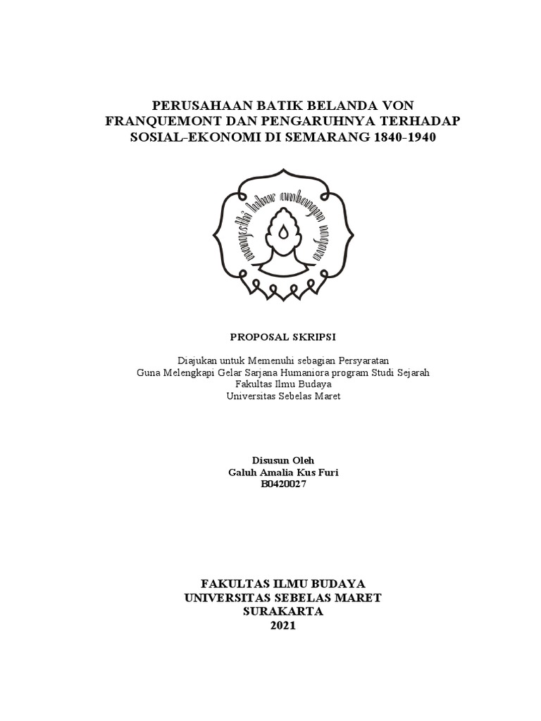 Proposal Skripsi | PDF | Sejarah