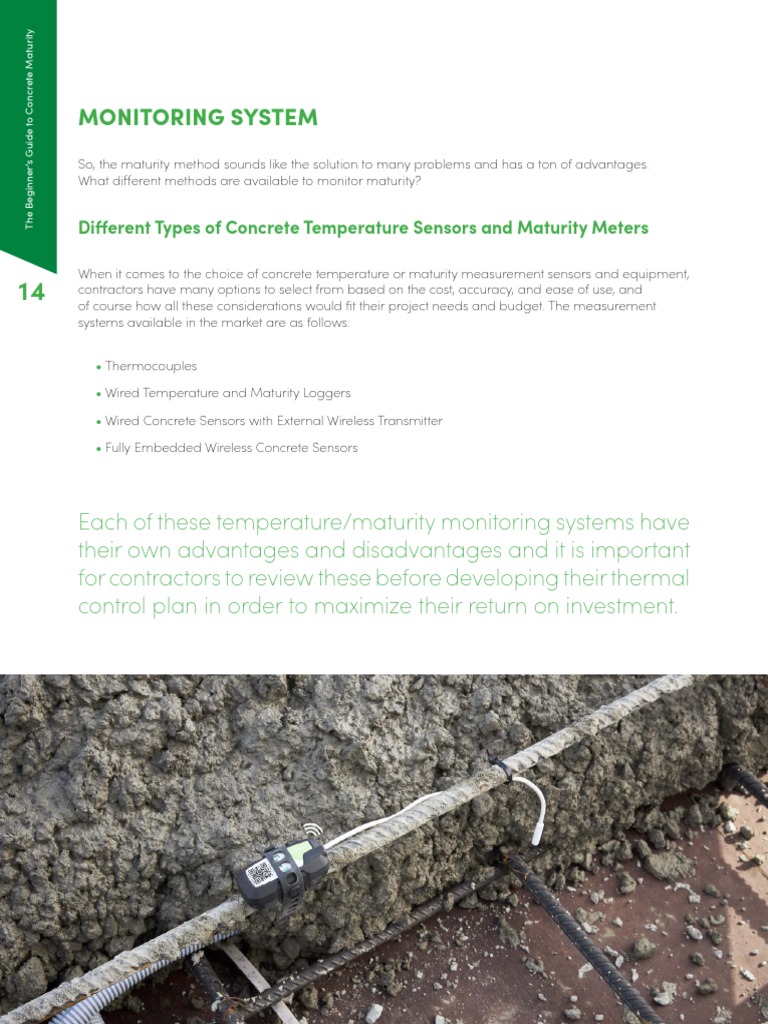 Monitoring System: Different Types of Concrete Temperature Sensors and ...