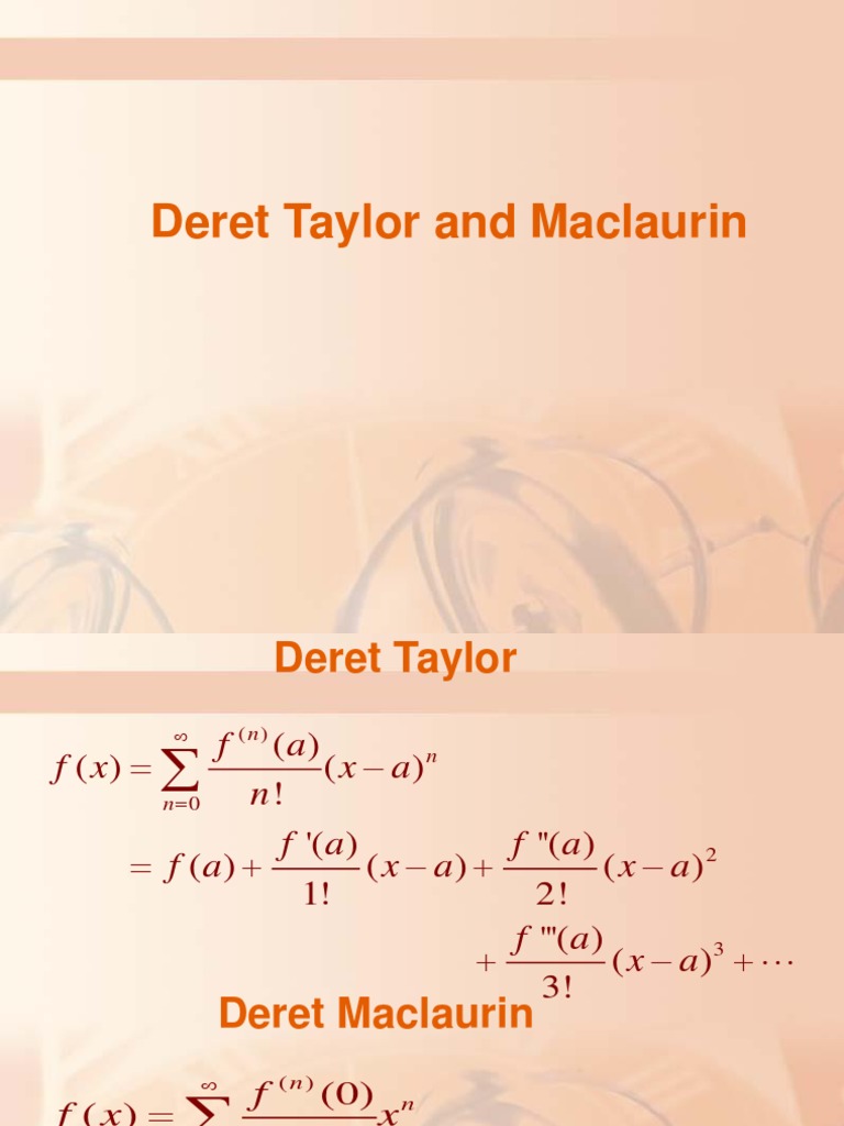 Deret Taylor N MaClaurin | PDF