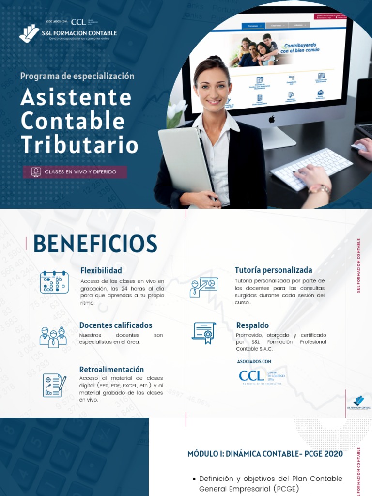 Temario - Asistente Contable y Tributario | PDF | Contabilidad | Estado ...