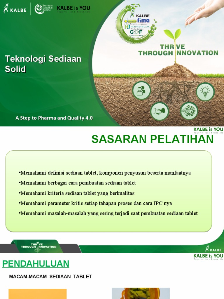 Teknologi Sediaan Solid | PDF