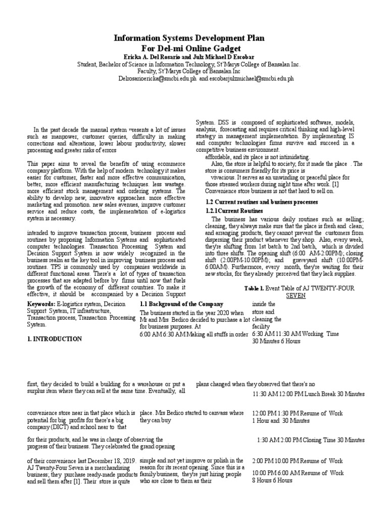 SSRN-id3626589 (Sample ISDP) | PDF | Operating System | Point Of Sale