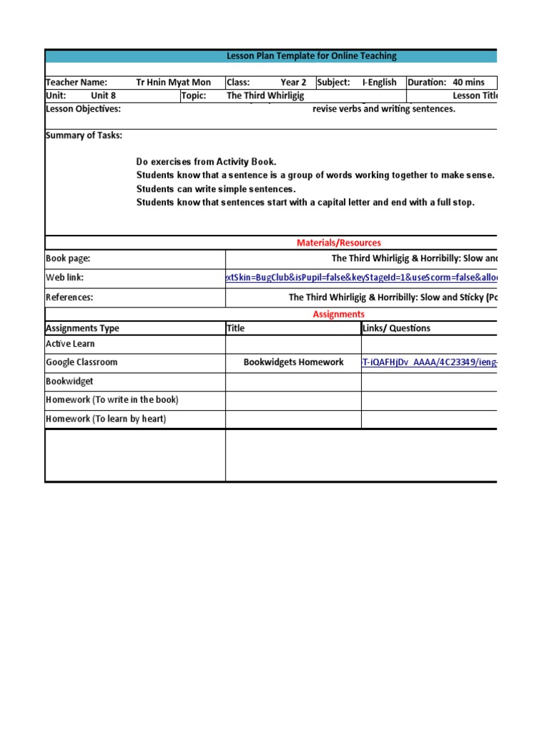 Book Page: Web Link: References:: Materials/Resources | PDF | Lesson ...