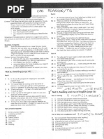 C1 Advanced 4, Test 4 Answer Key, Reading and Use of English | PDF ...