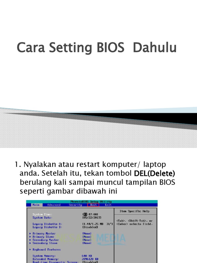 Setting Bios | PDF
