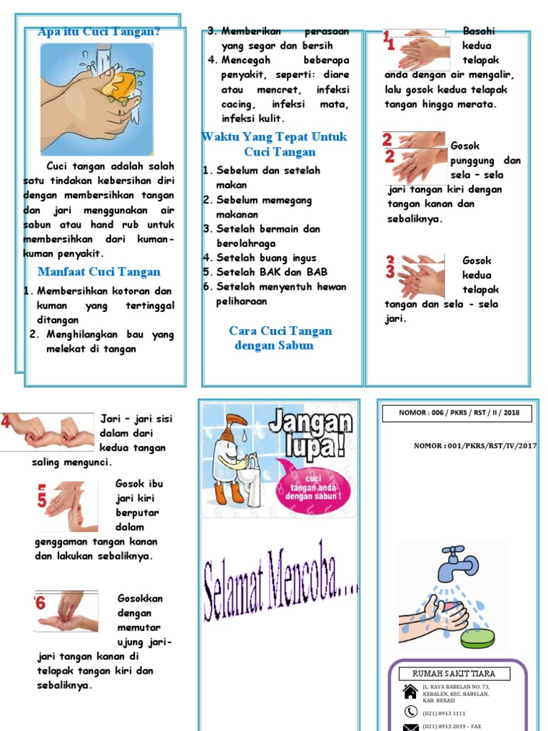 Leaflet Cuci Tangan | PDF