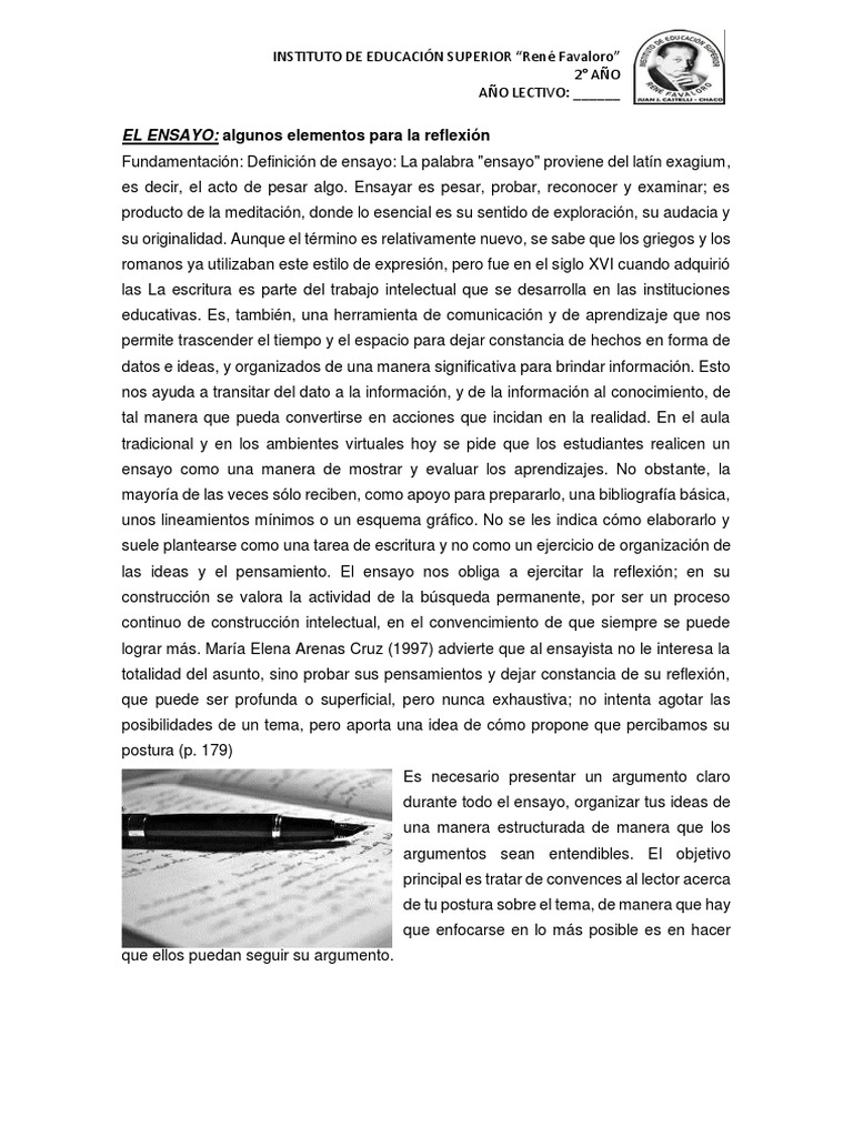 Guía para elaborar un ensayo académico | PDF | Ensayos | Información