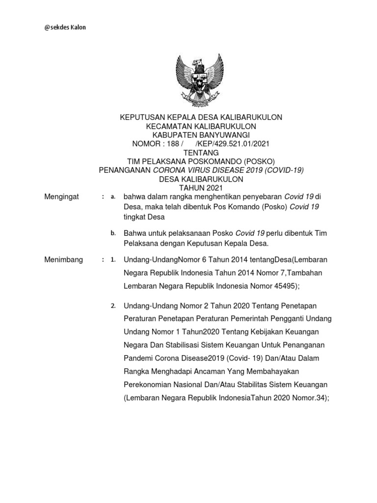 SK TENTANG PPKM MIKRO-dikonversi | PDF