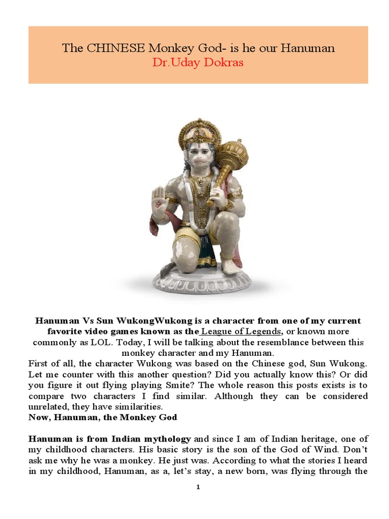 Hanuman in China | PDF | Ramayana