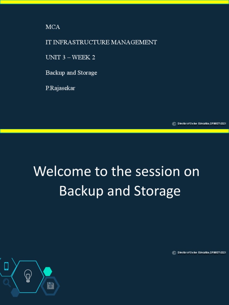 Mca - Bca PPT Template | PDF | Backup | Computer Data Storage