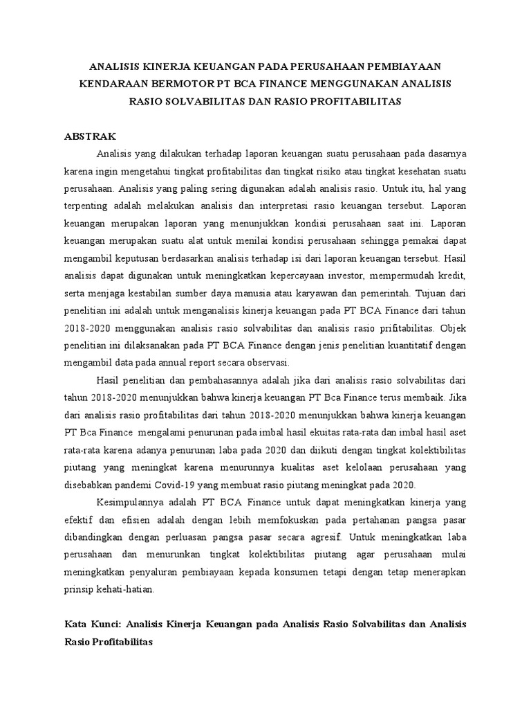 Karya Ilmiah | PDF | Pengelolaan Keuangan & Uang