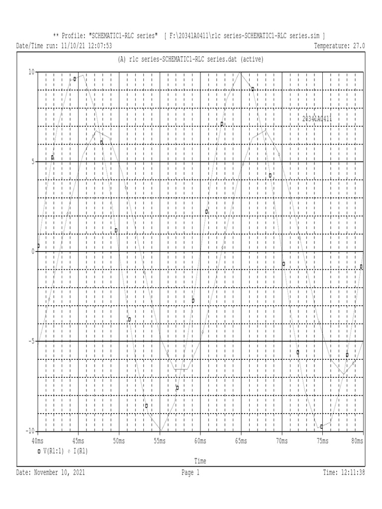 RLC Series SCHEMATIC1 RLC Serie | PDF