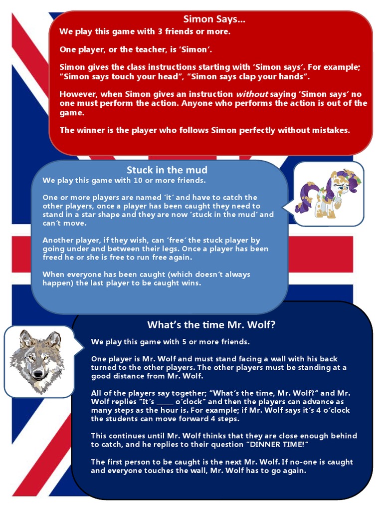 Traditional British Playground Games | PDF