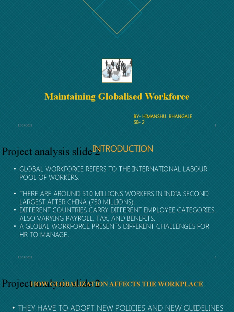 Managing a Global Workforce Effectively | PDF