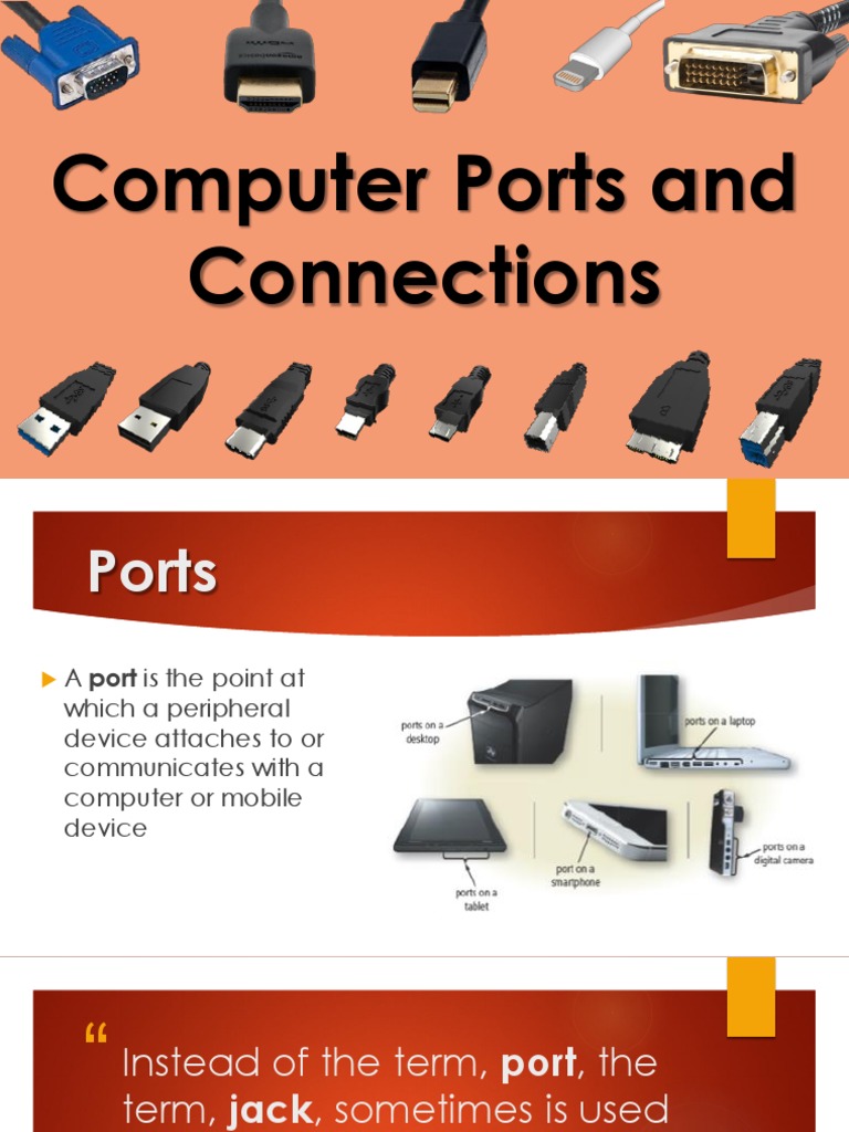 Ports and Connections - 120738 | PDF | Usb | Wi Fi