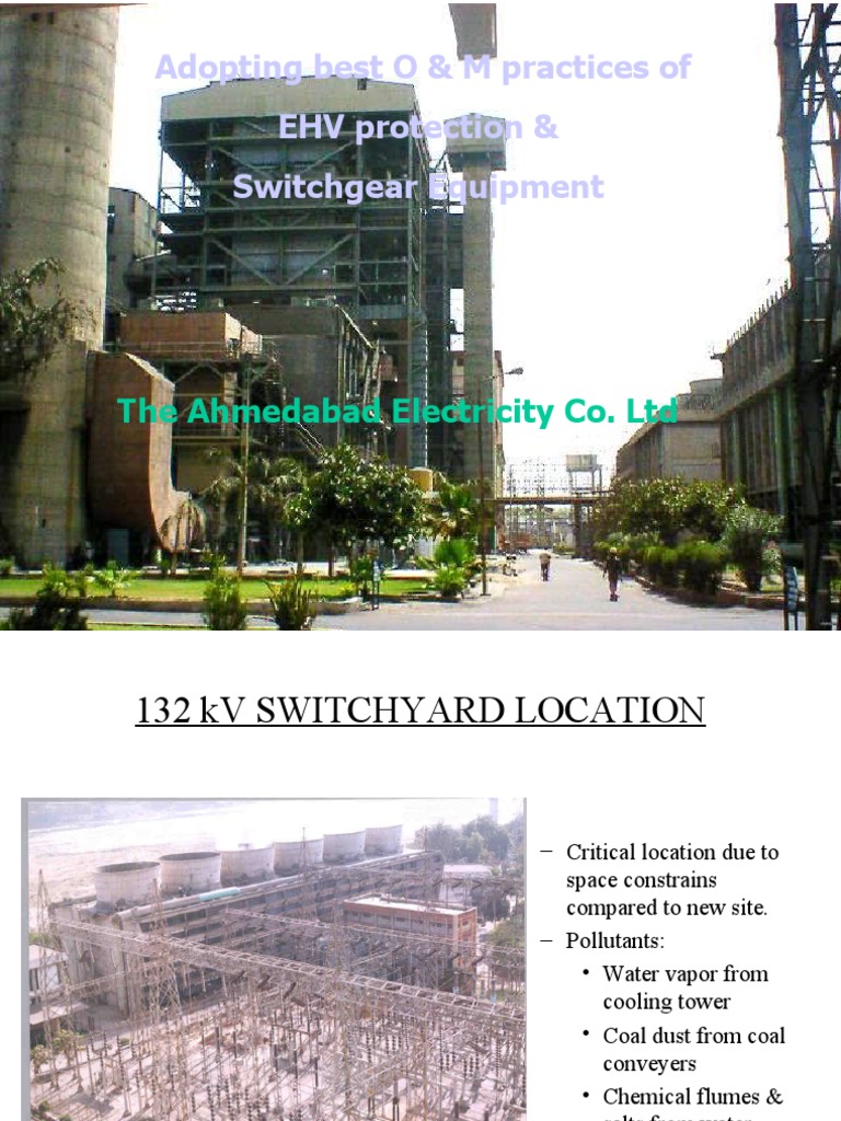 EHV SW Yard and Protection Wreb - Presentation | PDF | Insulator ...