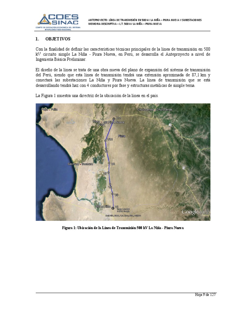 Proposed 87.1 km 500kV Transmission Line and Substations to Connect La ...