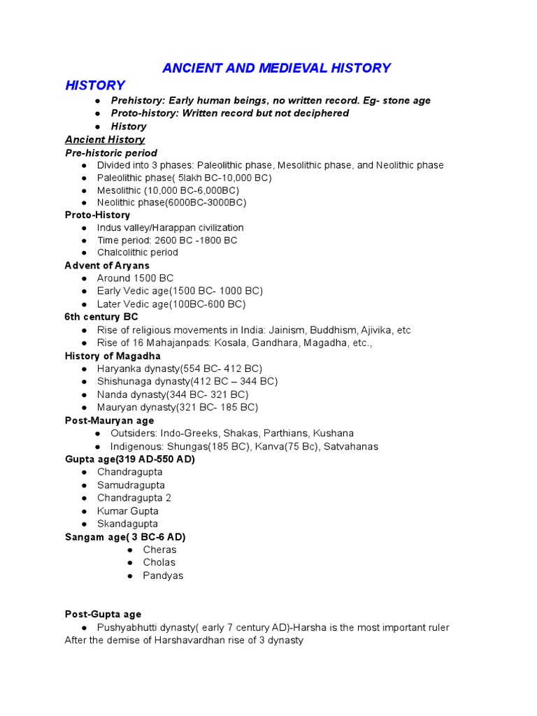 Ancient & Medieval | PDF