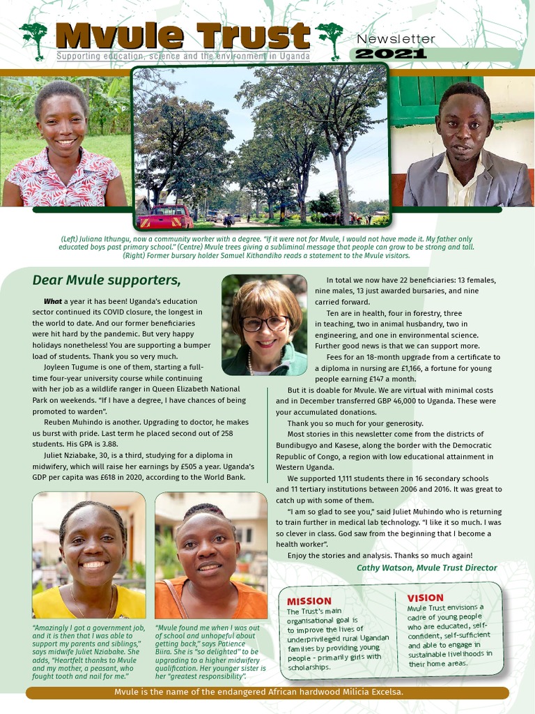 Mvule Trust 2021 Annual Report | PDF | Uganda
