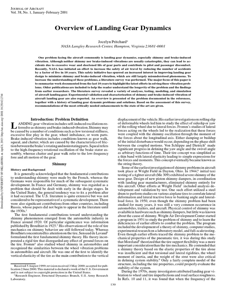 Seminar Landing Gear | PDF | Landing Gear | Friction
