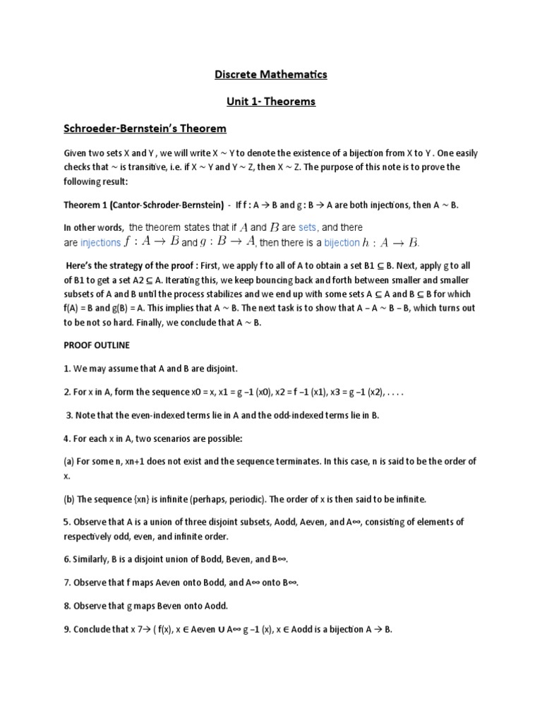 Unit - 1 Theorems | PDF | Numbers | Mathematics