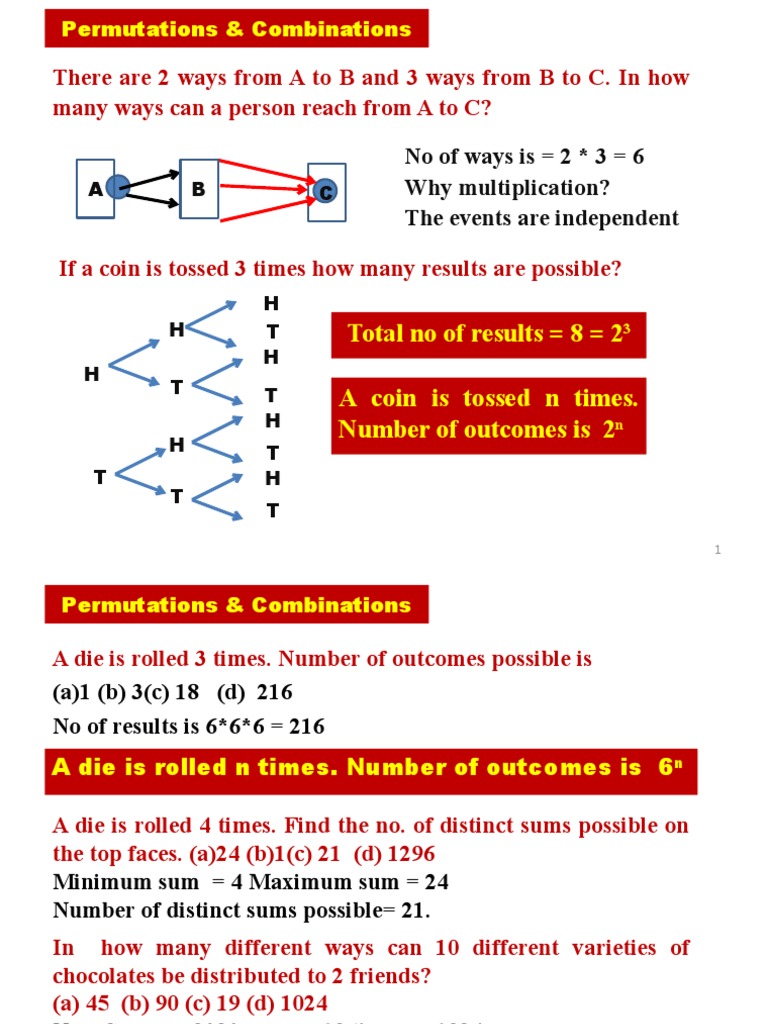 Permutations & Combinations | PDF | Consonant | Rectangle