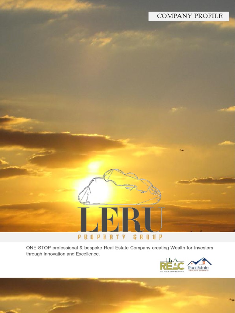 2018 Leru Property Group Profile | PDF | Retail | Real Estate Appraisal