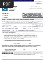 VTR-214 (Texas Handicap Placard Form) | PDF | Identity Document ...
