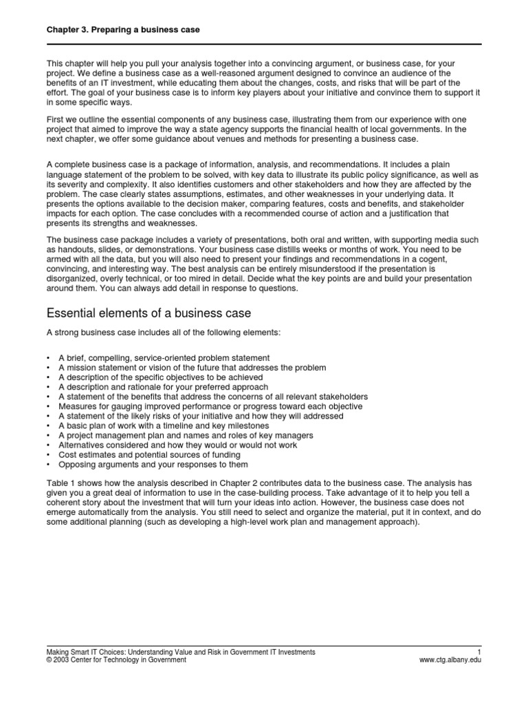 Business Case Analysis | PDF | Risk | Business Process