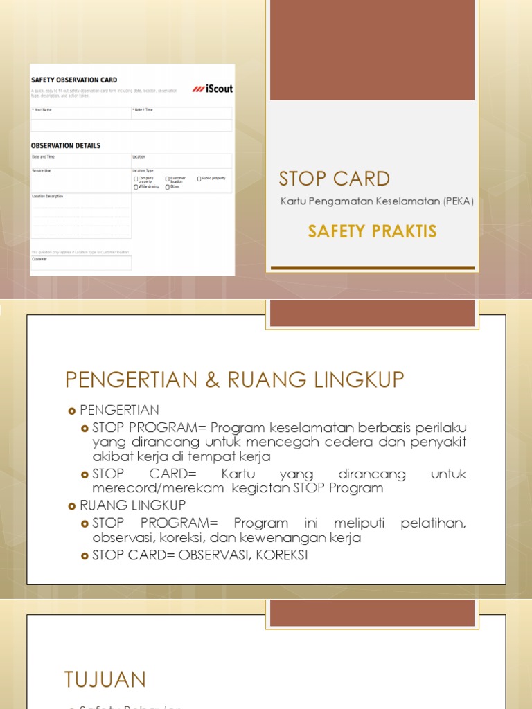 Stop Programe - Kartu Peka - M Lazuardi Pradivta Komara J MKKK | PDF