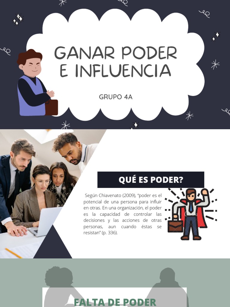 Grupo 4a - Diapositivas Semana 8 - Ganar Poder e Influencia | PDF ...